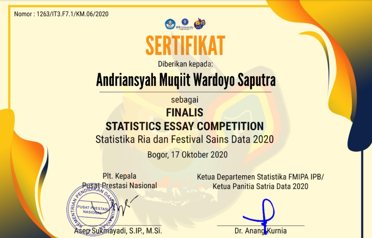 Curriculum Vitae – Muqiit Saputra